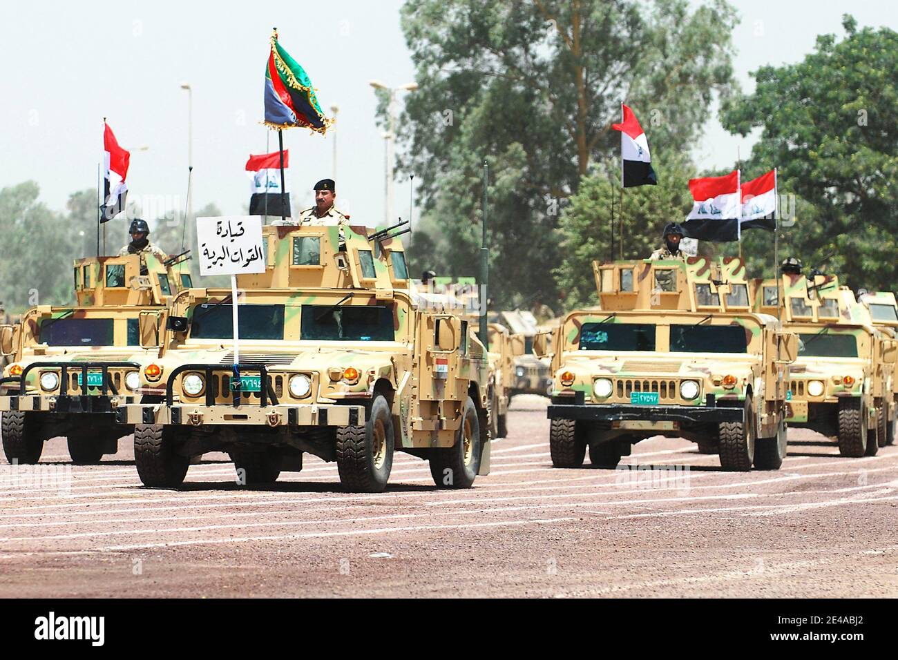 Iraqi security forces passed for review before those representing Iraqi ...