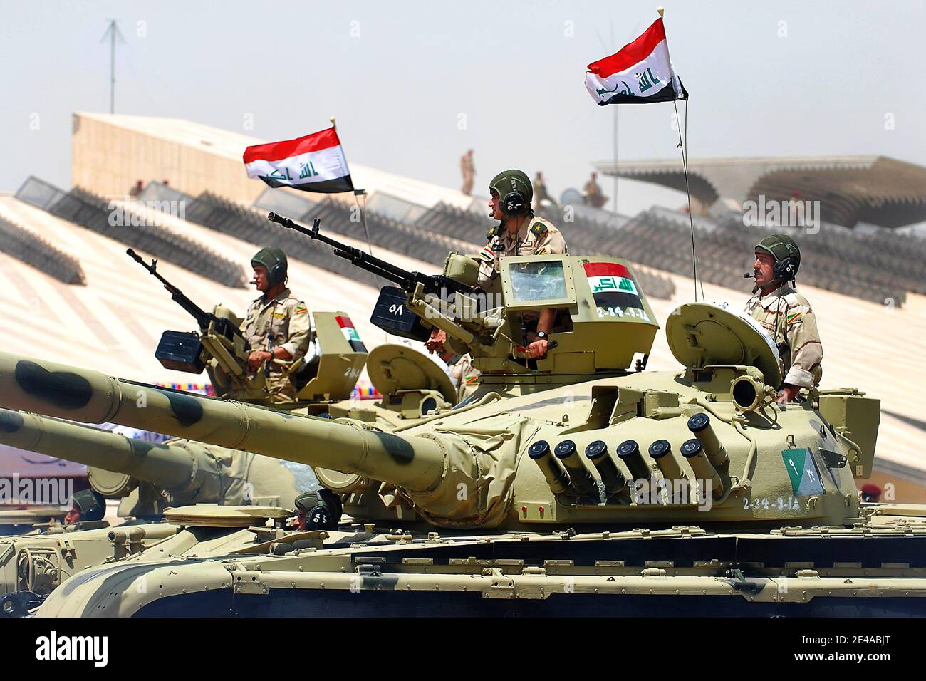 Iraqi security forces passed for review before those representing Iraqi ...