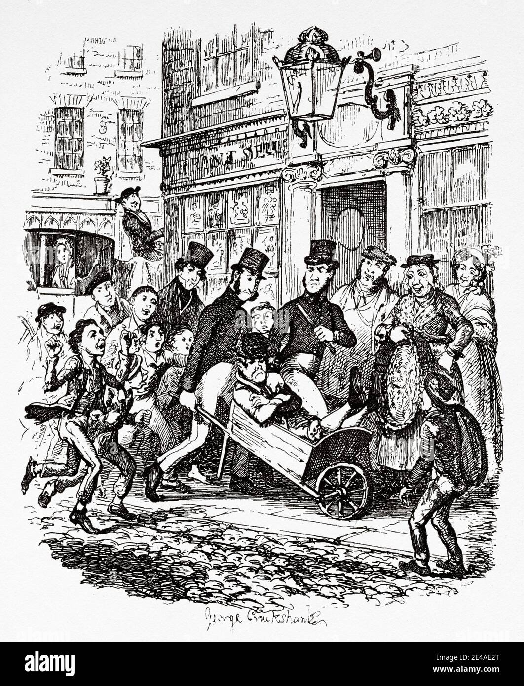 The hospital patient. Old illustration for Hard Times. Charles Dickens ...