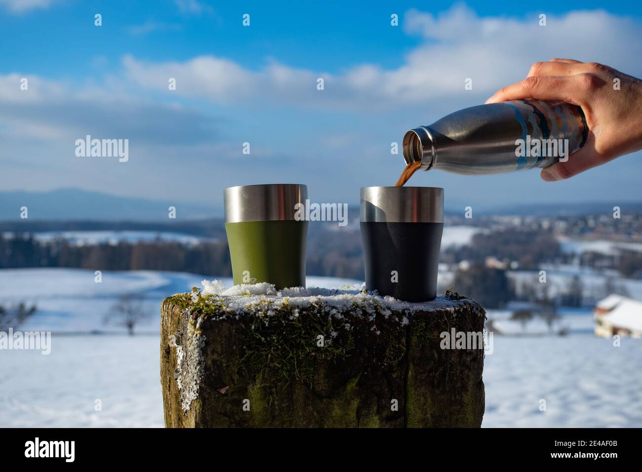 The Corona alternative: An outdoor coffee break during a hike in the ...