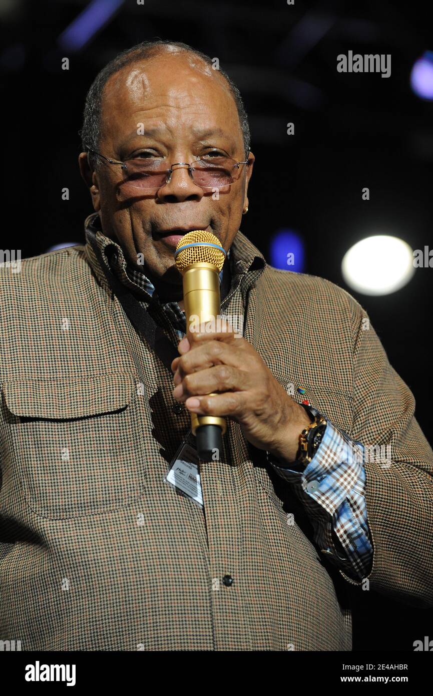 Quincy Jones at the Montreux Jazz Festival in Montreux, Switzerland on ...