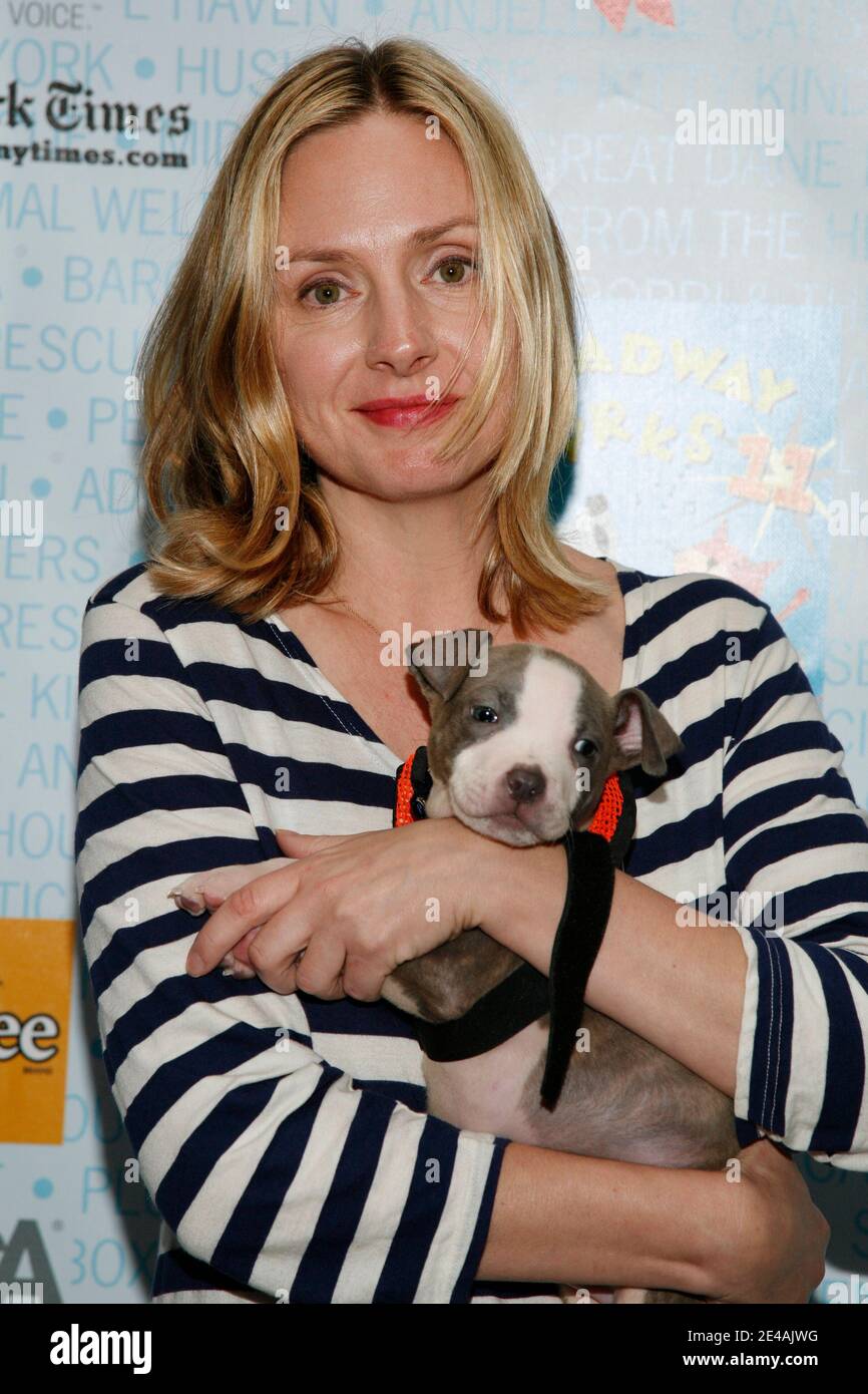 Actress Hope Davis attends the 11th Annual Broadway Barks in Shubert ...