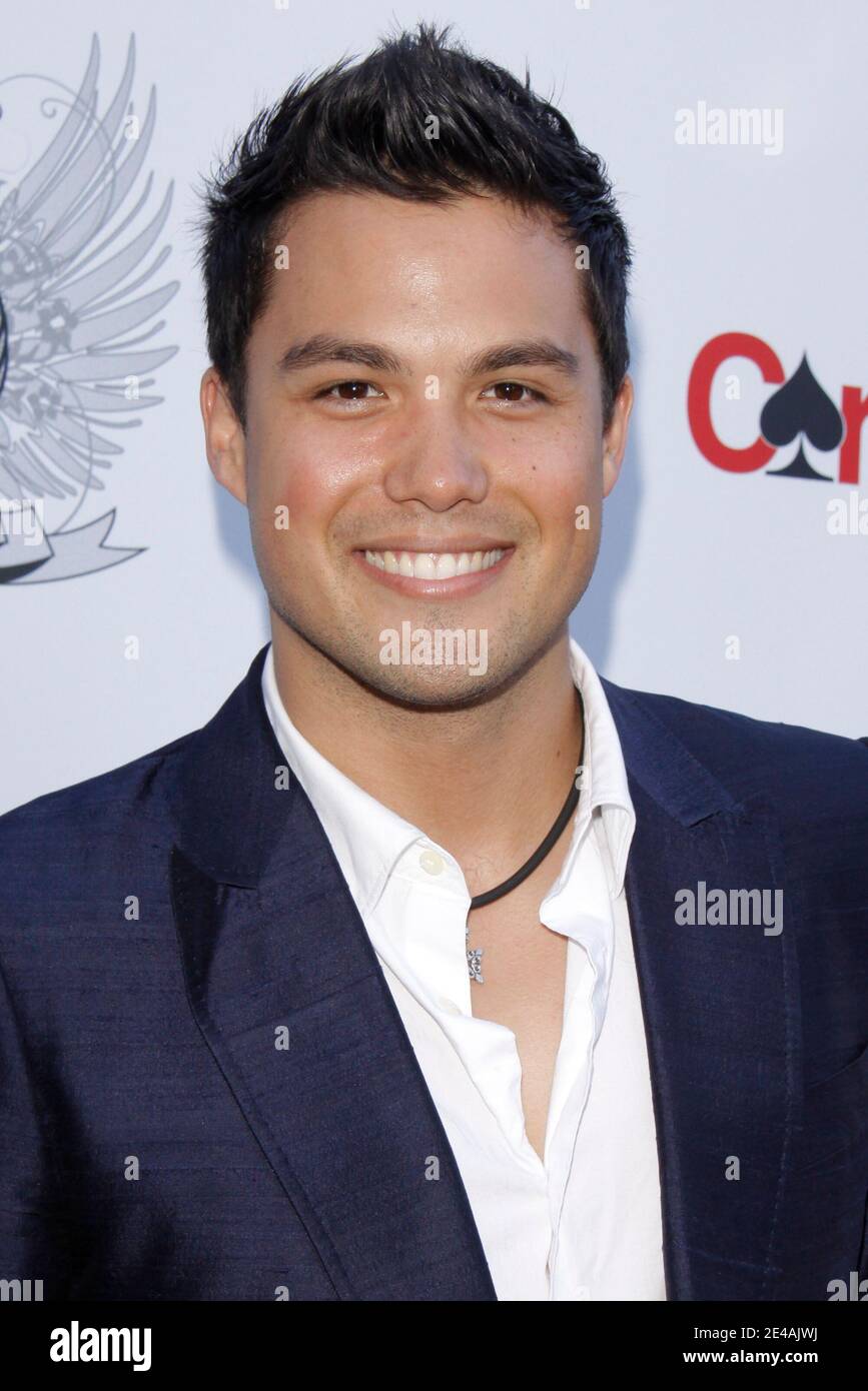Michael Copon arrives for Aces & Angels Celebrity Poker Tournament held ...