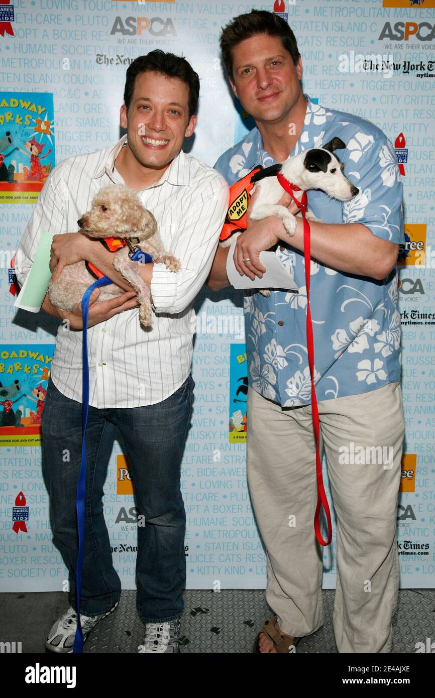 (L-R) Actors John Tartaglia and Christopher Sieber attend the 11th ...