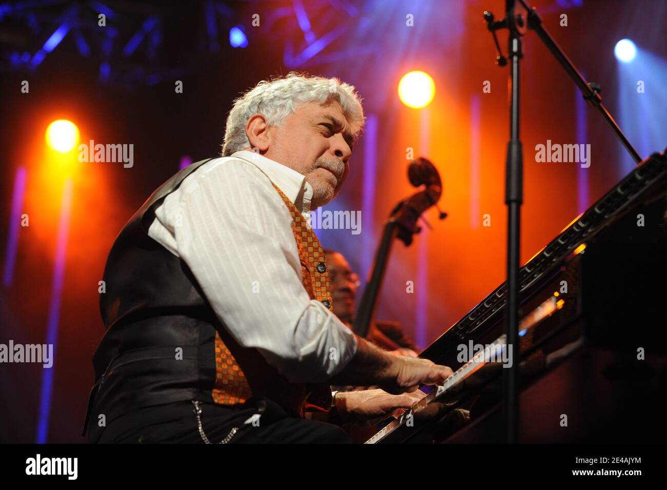 Monty Alexander performs during the Montreux Jazz Festival in Montreux ...