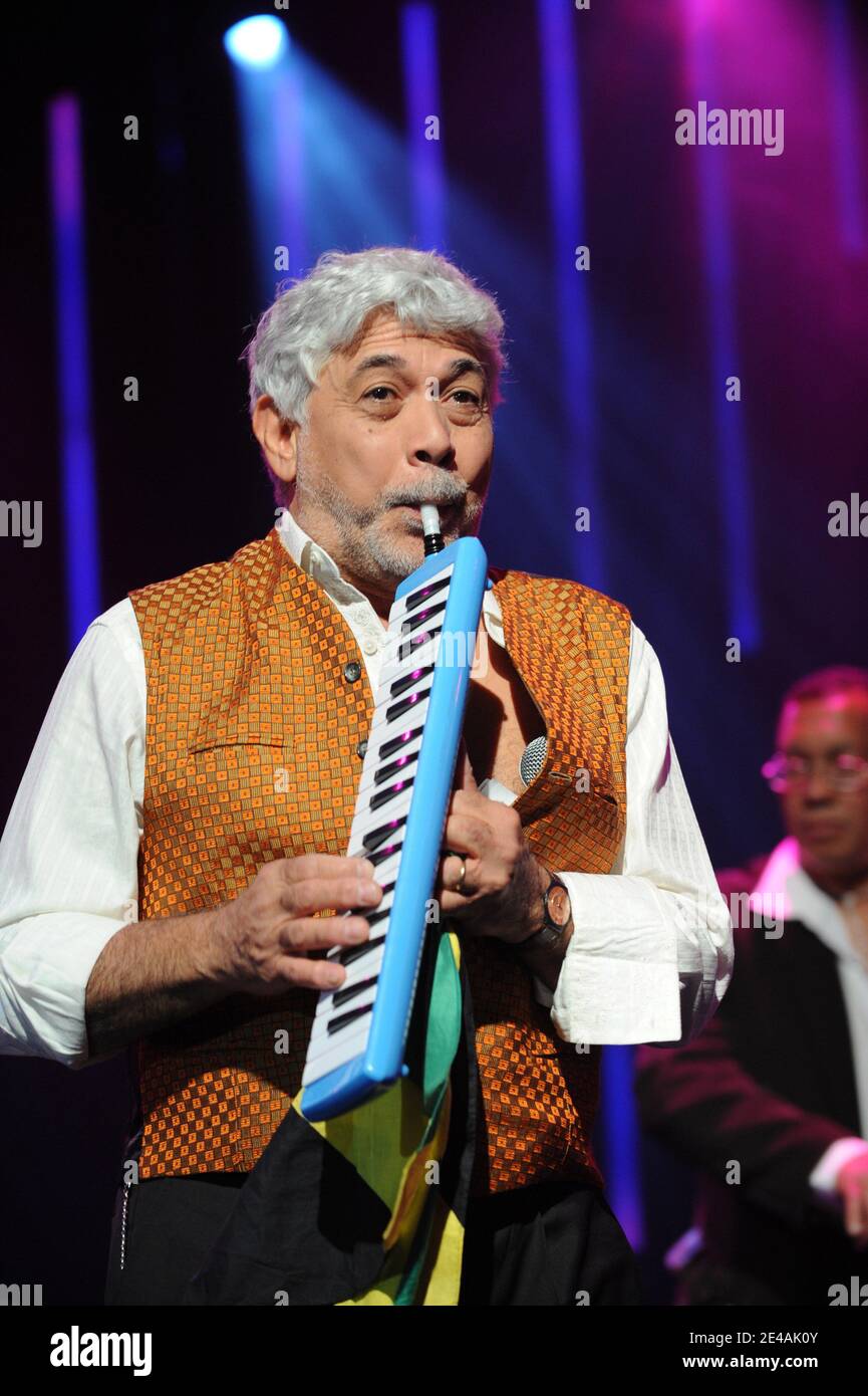 Monty Alexander performs during the Montreux Jazz Festival in Montreux ...