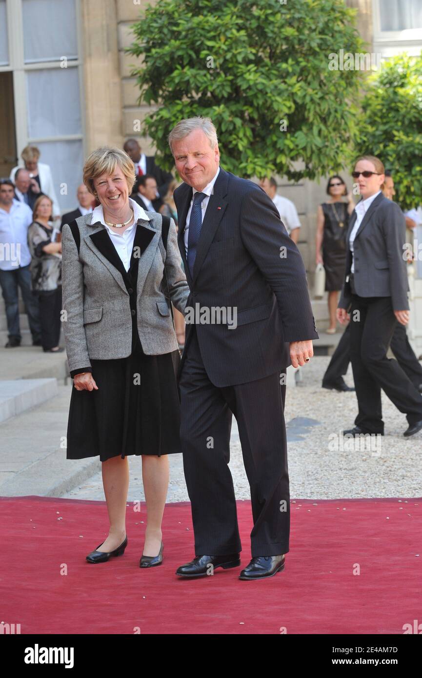 NATO Secretary General, Jaap de Hoop Scheffer and his wife Jeannine de ...