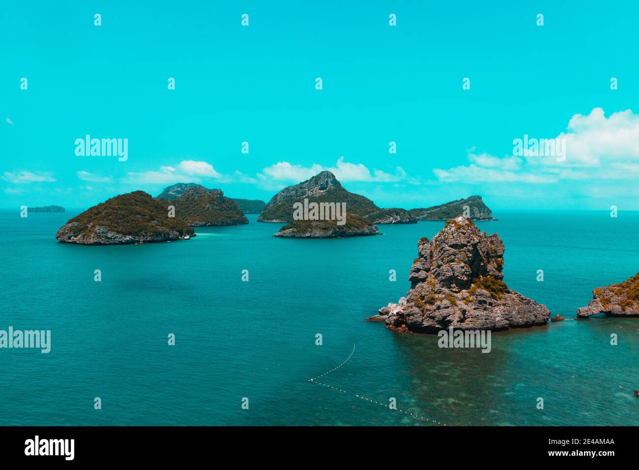 The beautiful Ang Thong Marine National Park at Ko Samui, Thailand ...