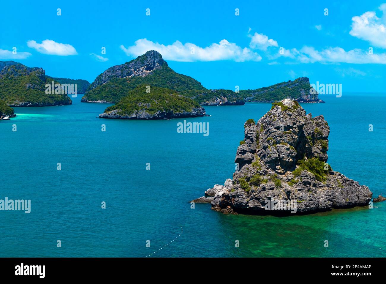 The beautiful Ang Thong Marine National Park at Ko Samui, Thailand ...