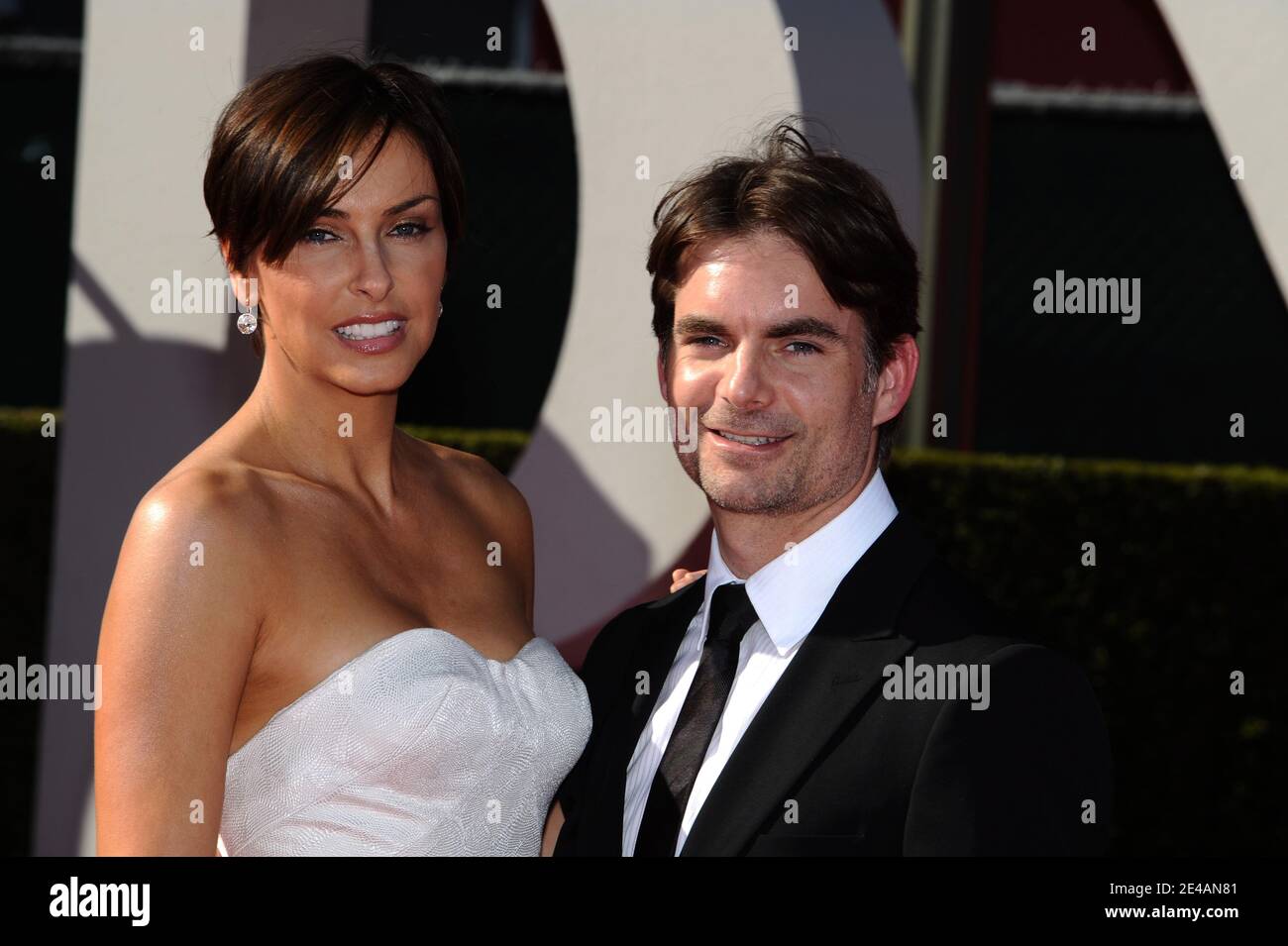 NASCAR driver Jeff Gordon and his wife attend the 17th Annual ESPY ...