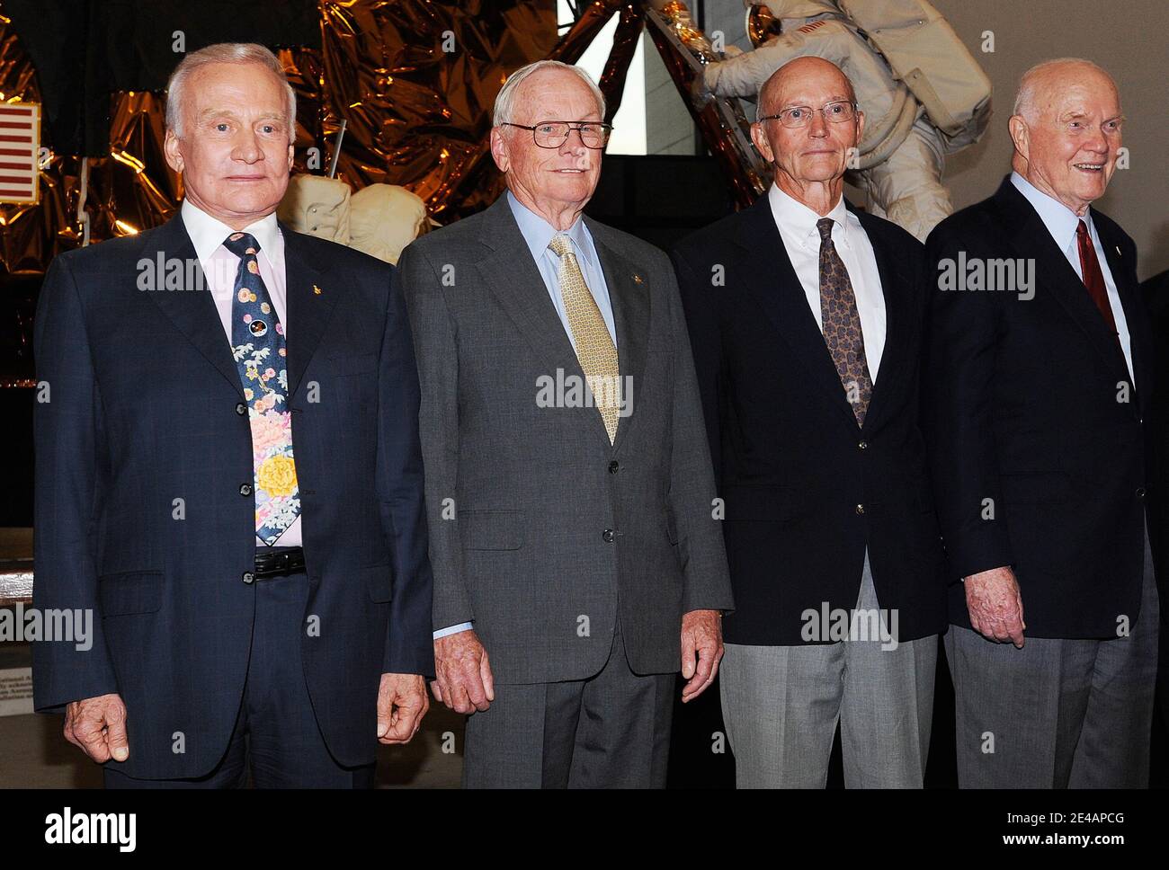 John Glenn And Neil Armstrong In Space