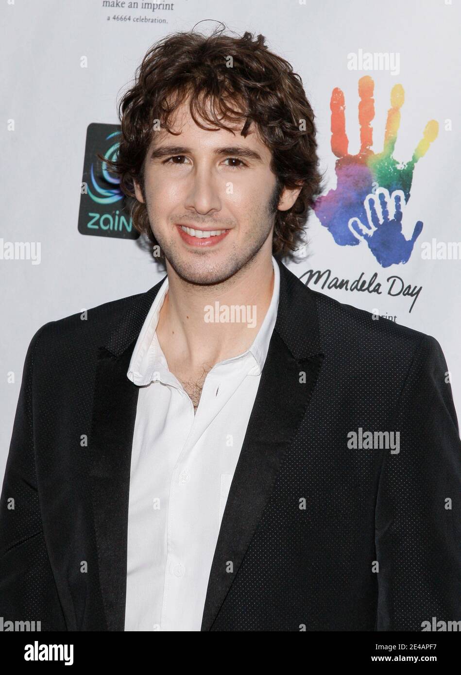 Singer Josh Groban attends the Mandela Day: A 46664 Celebration Concert ...