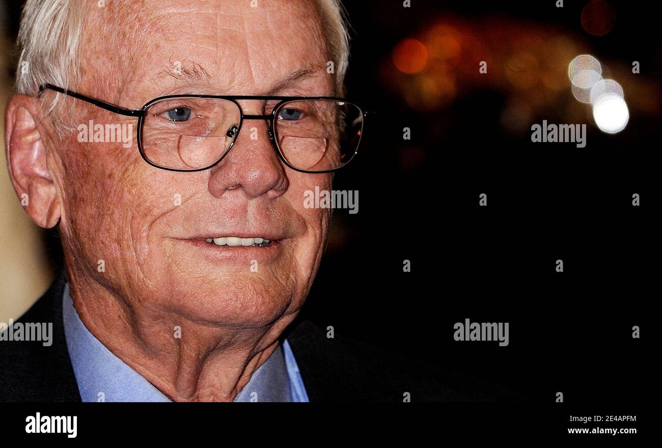 Neil Armstrong, the first man on the Moon attends a joint lecture on ...