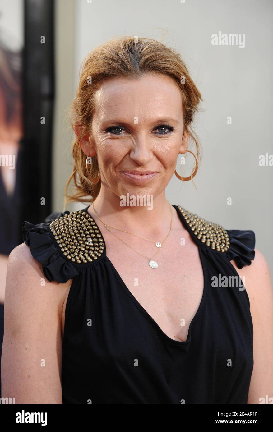 Toni Collette attending the premiere of 'Funny People' held at the ...