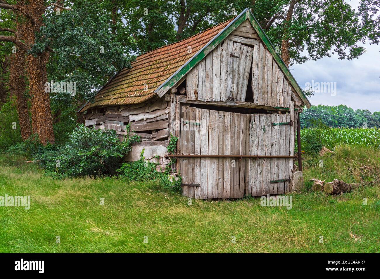 Old wooden barn Stock Photo - Alamy
