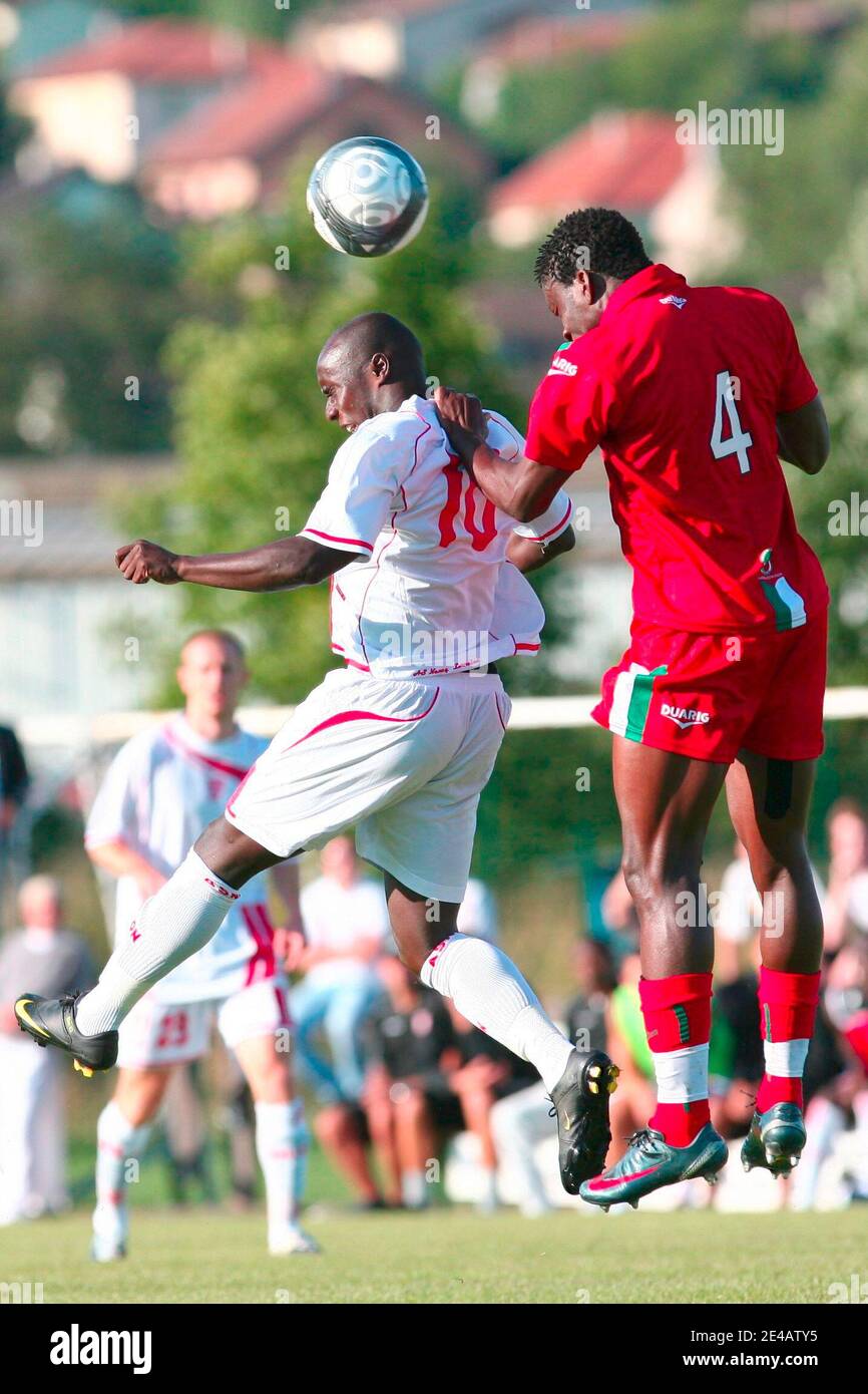 Nancy's Issiar Dia during the Soccer - Friendly Game - AS Nancy ...