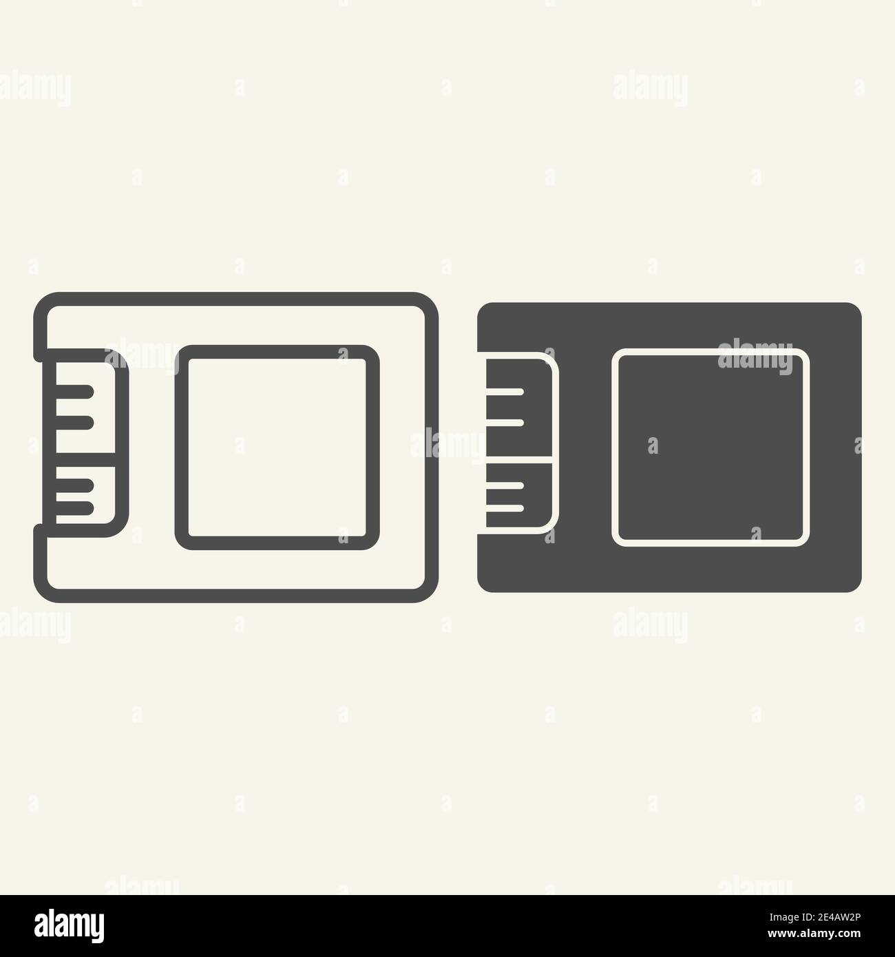 Solid state drive disk Stock Vector Images - Alamy