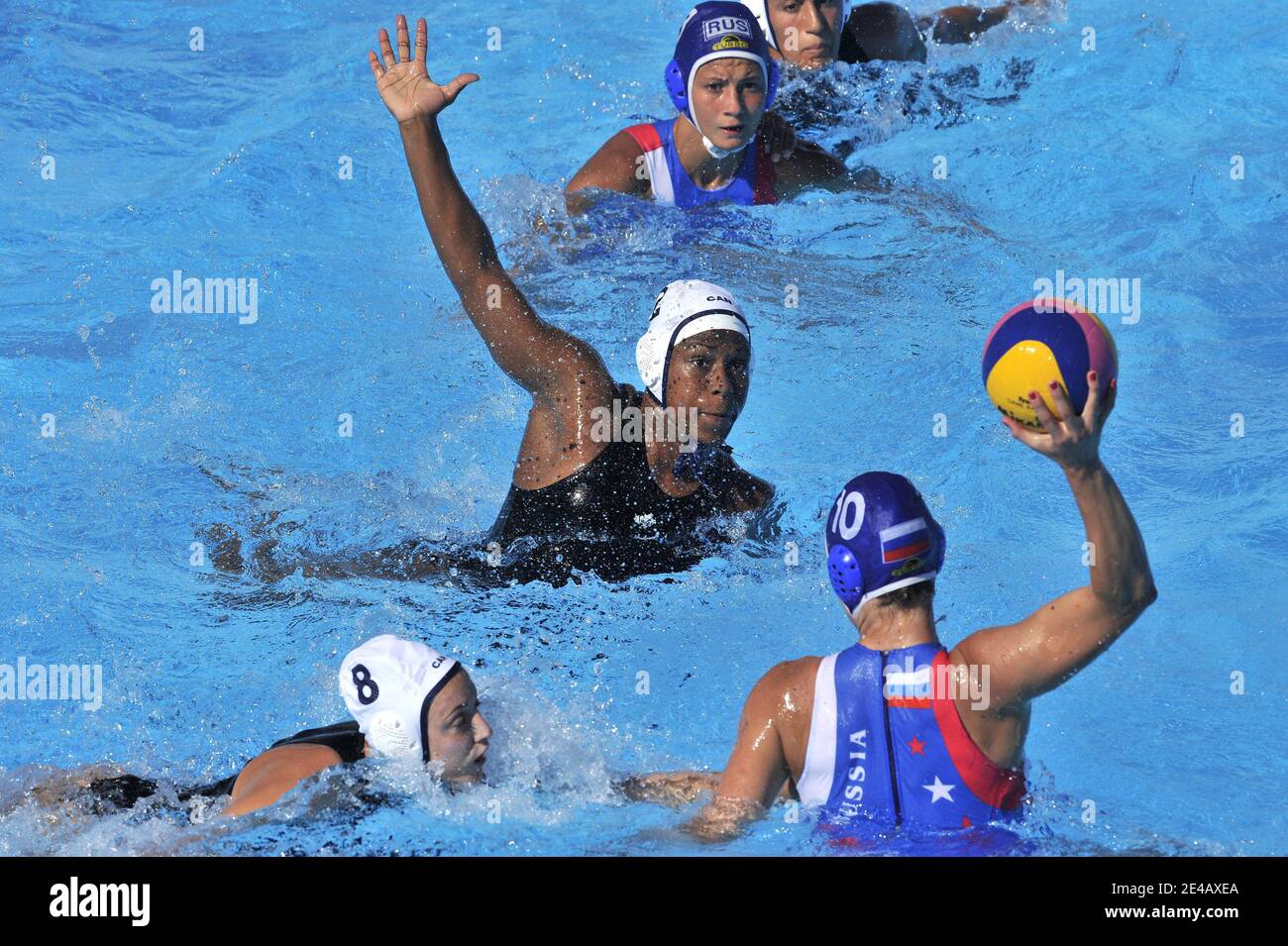 Canadian Water Polo women's team beats Russia 8-7 during the semifinal ...