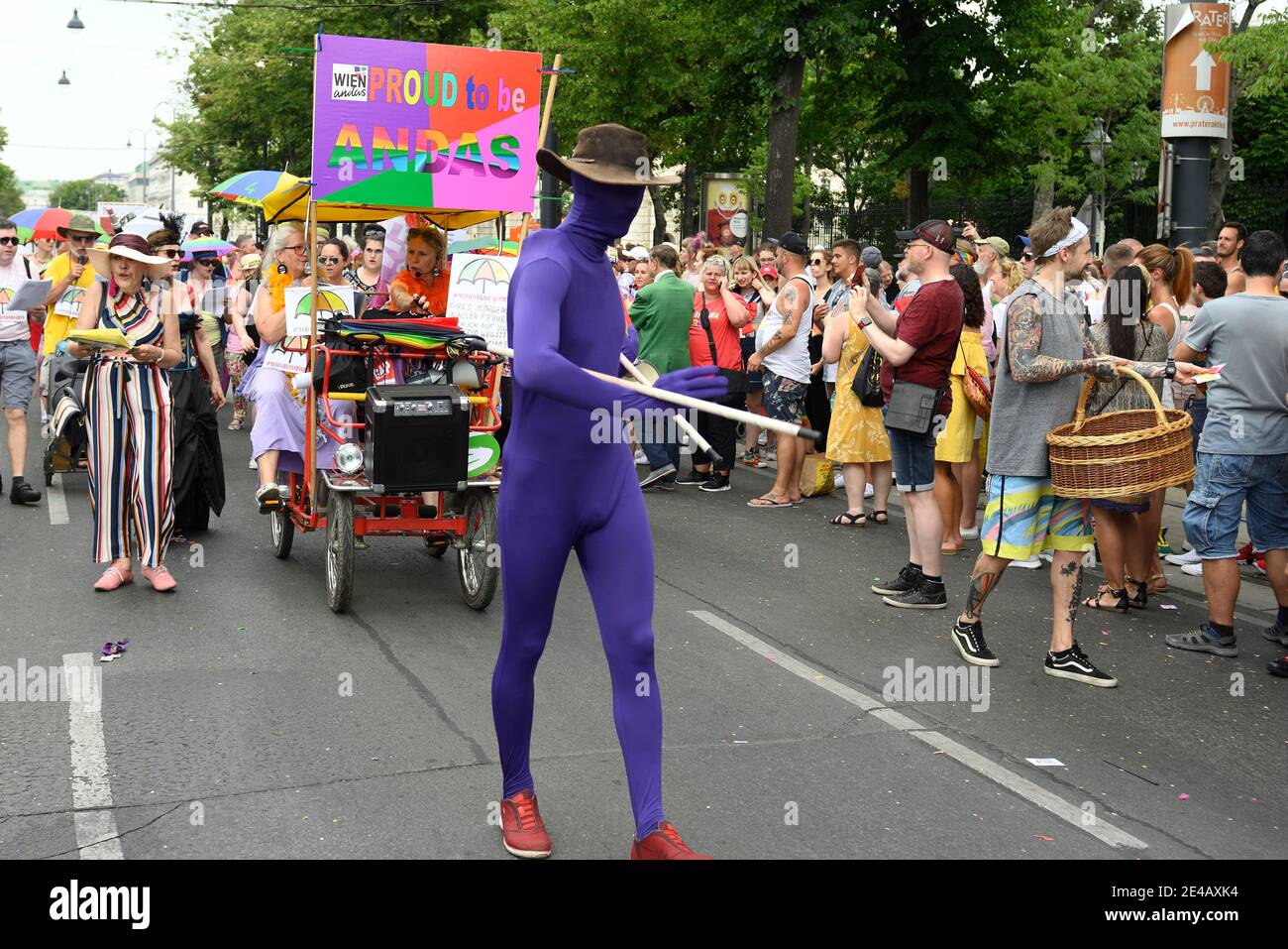 Vienna, Austria. June 15, 2019. Rainbow Parade 2019, EuroPride in ...
