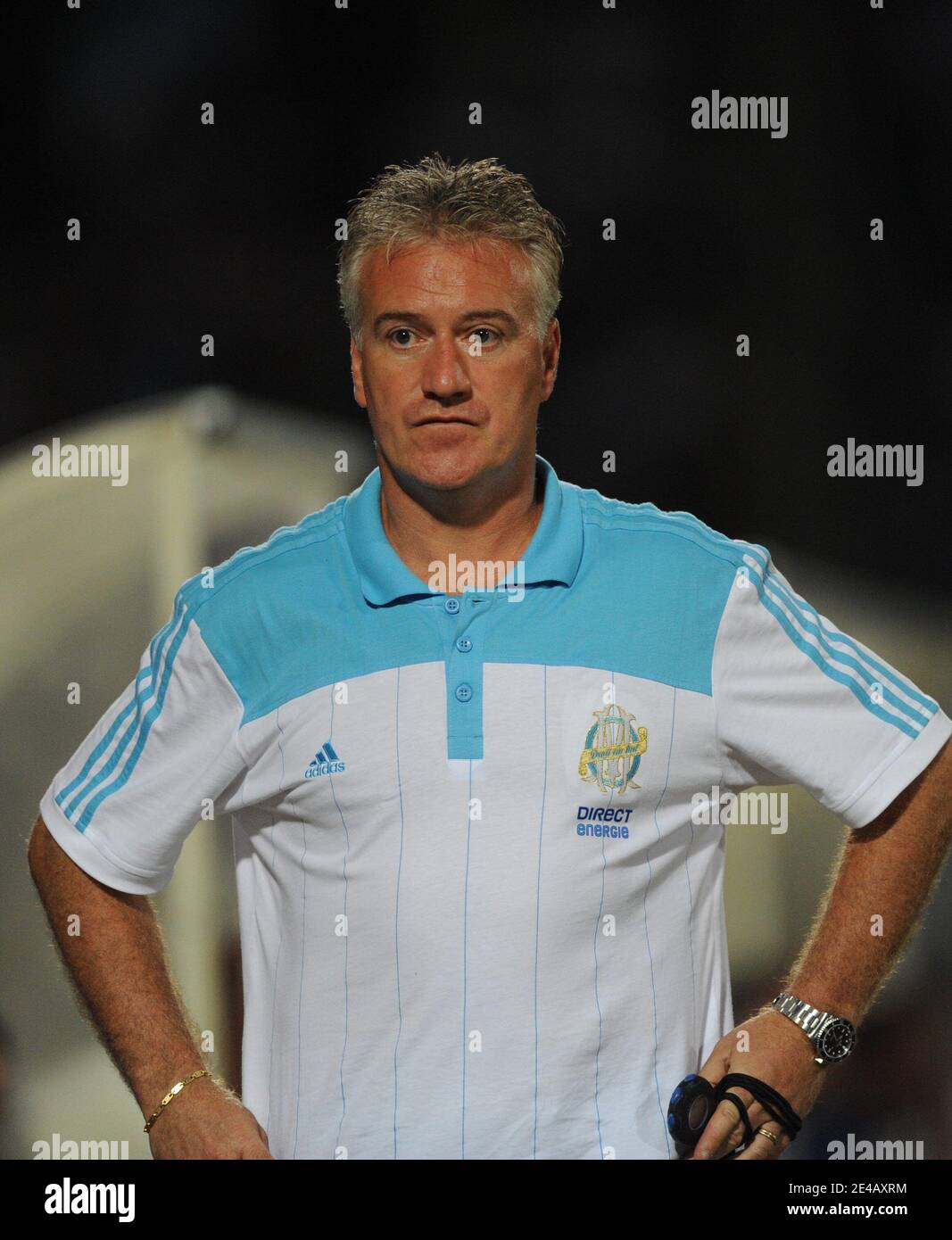 OM's Didier Deschamps during the friendly match, Olympique de Marseille ...