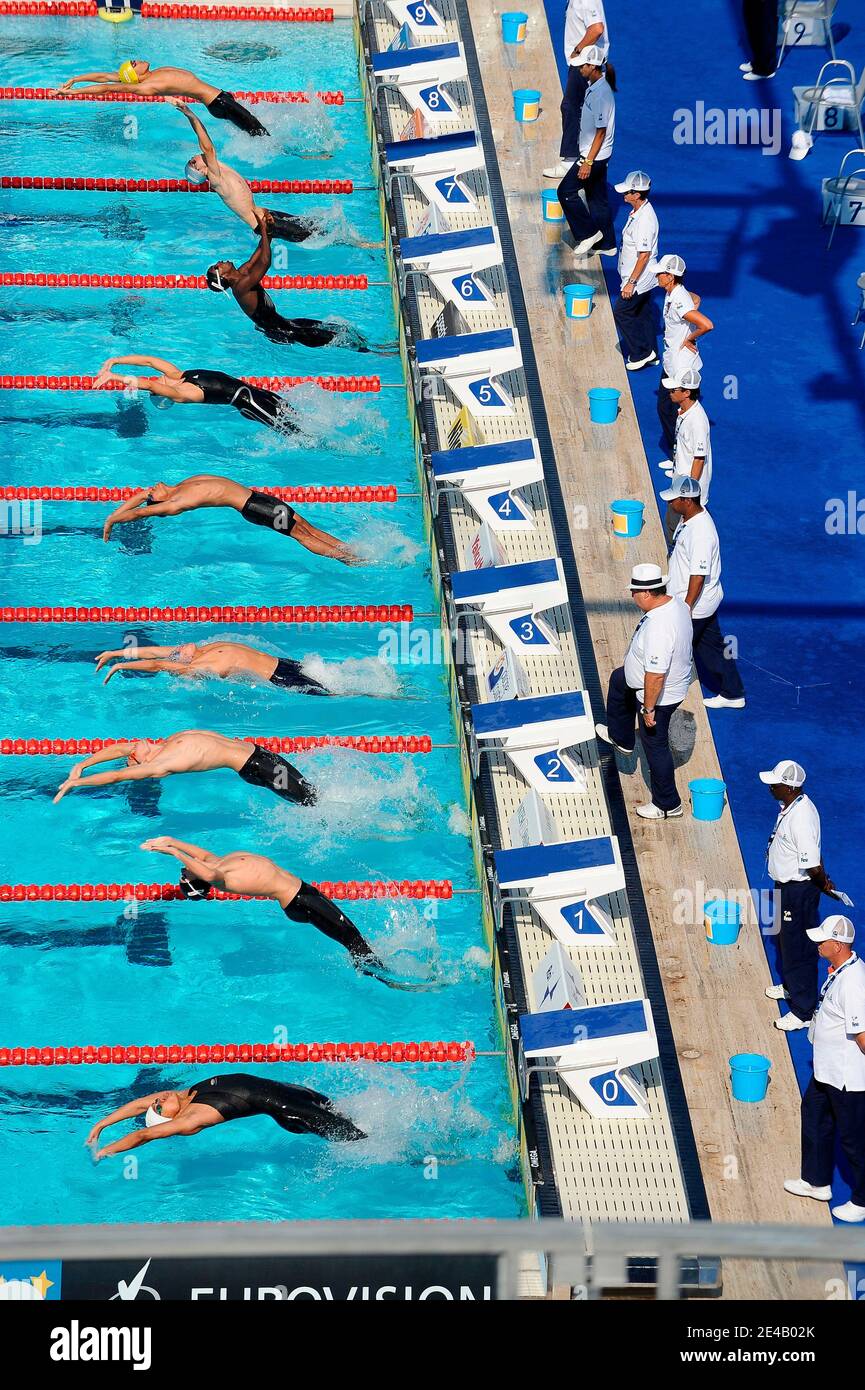 100 meters backstroke hi-res stock photography and images - Alamy