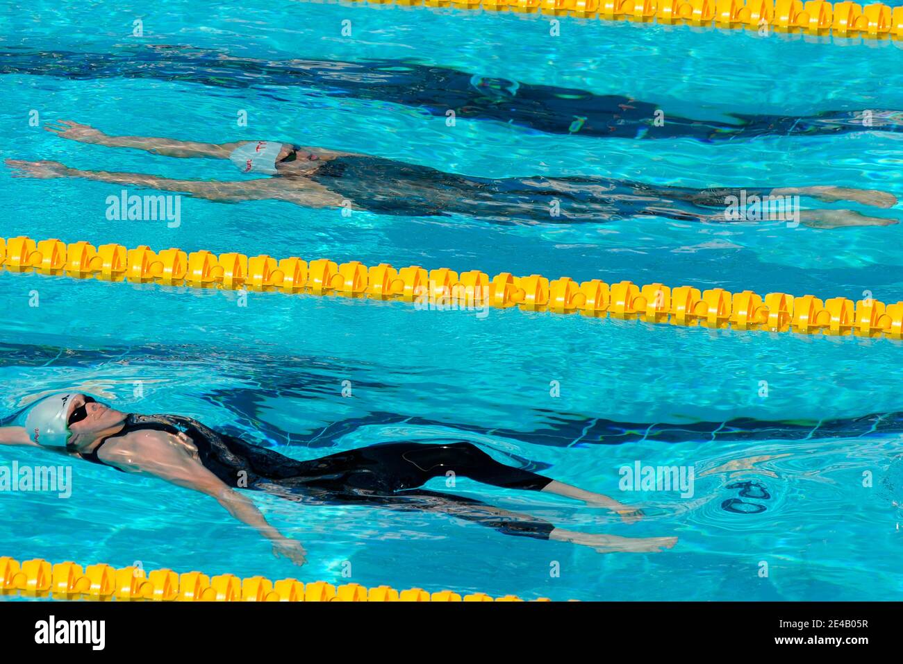 100 meters backstroke hi-res stock photography and images - Alamy