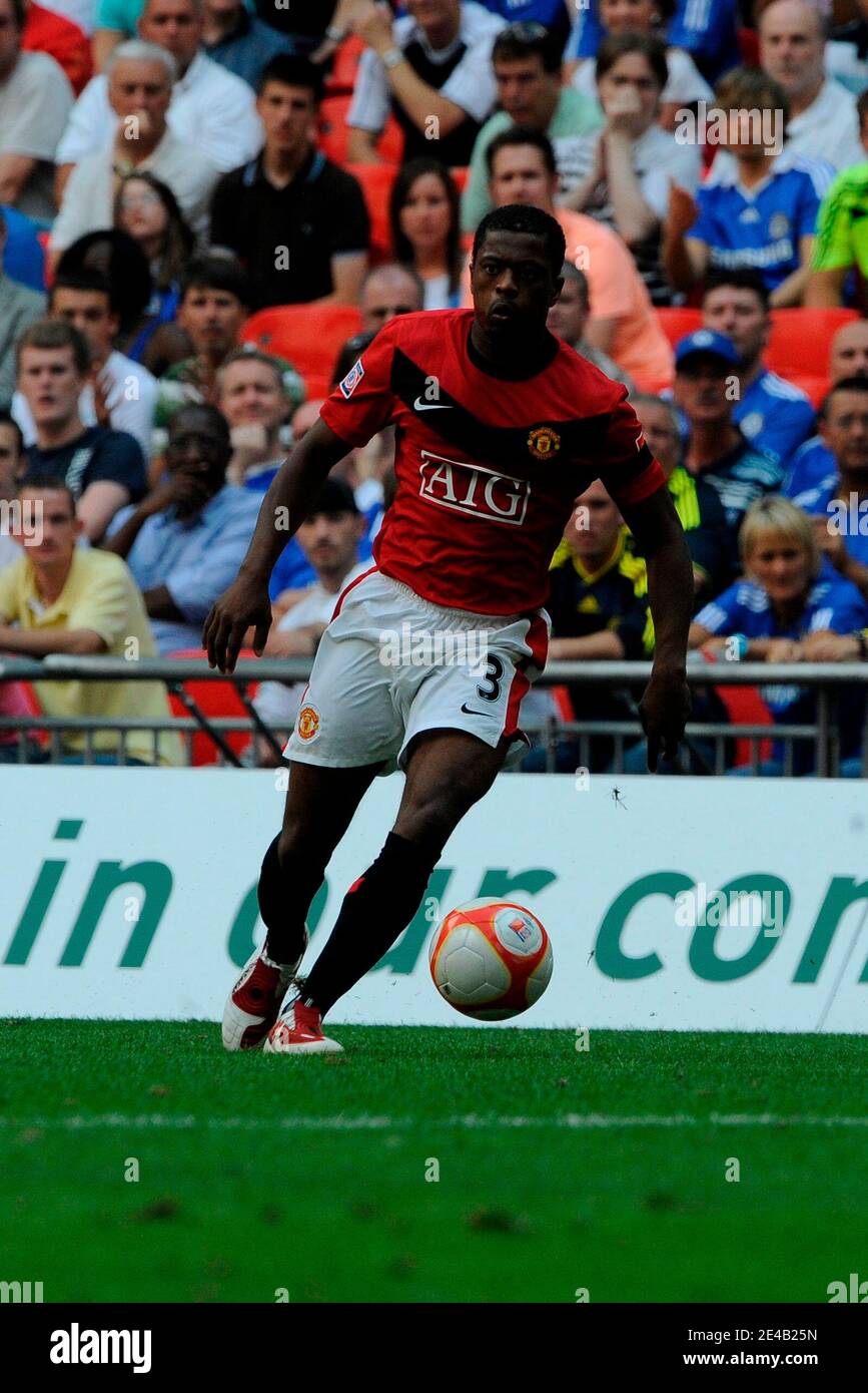 Manchester United's Patrice Evra in action during the Community Shield ...