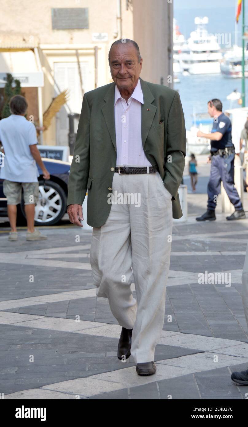 Former French president Jacques Chirac and his wife Bernadette spotted ...