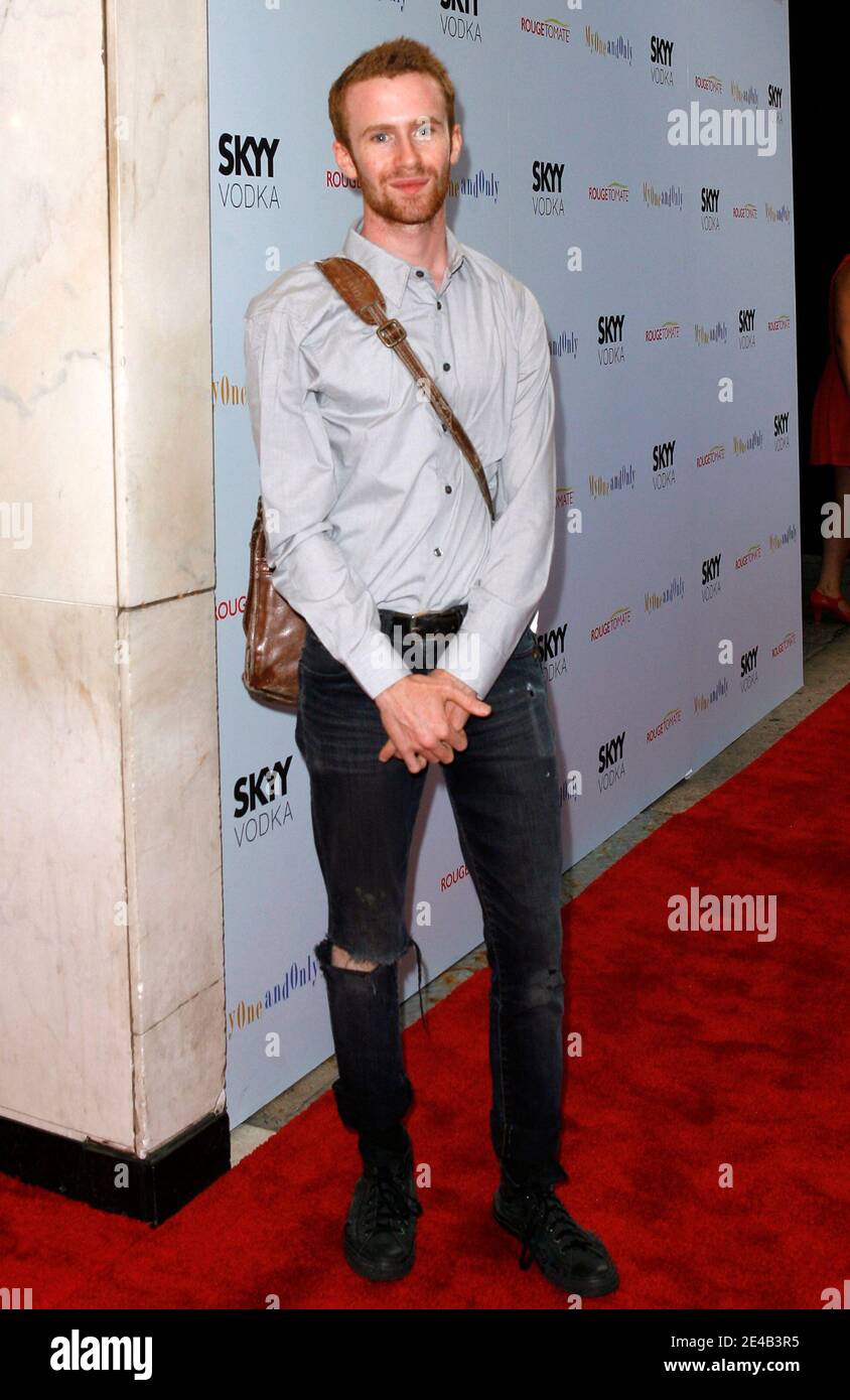 Mark Rendall arriving for the New York premiere of 'My One And Only' in ...