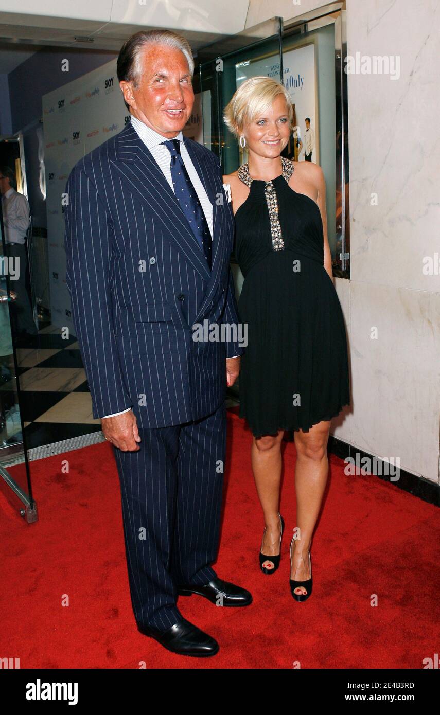 George Hamilton and partner Barbara Strum arriving for the New York ...