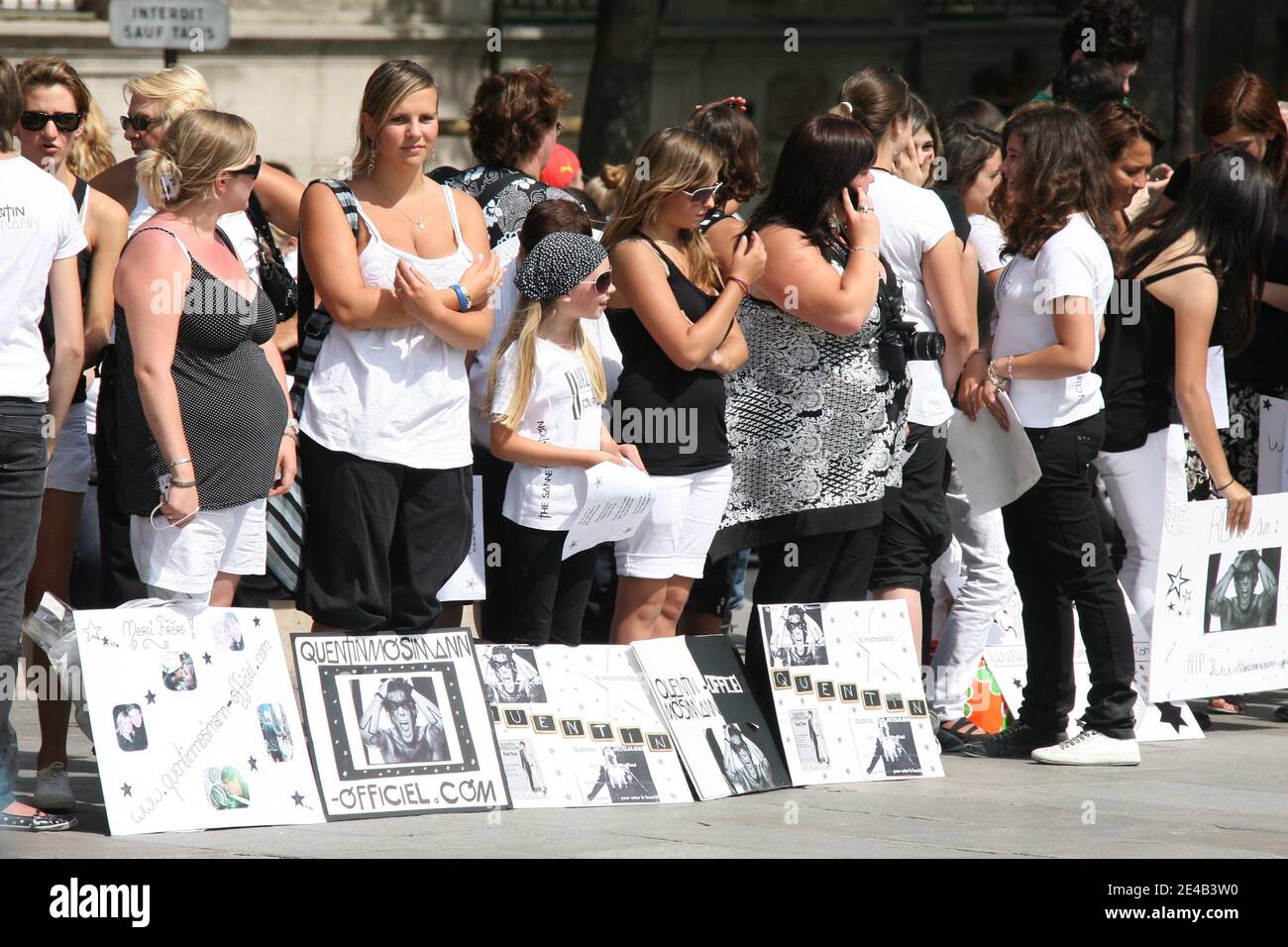 Singer Quentin Mosimann winner of 'Star Academy' TV show presents his ...