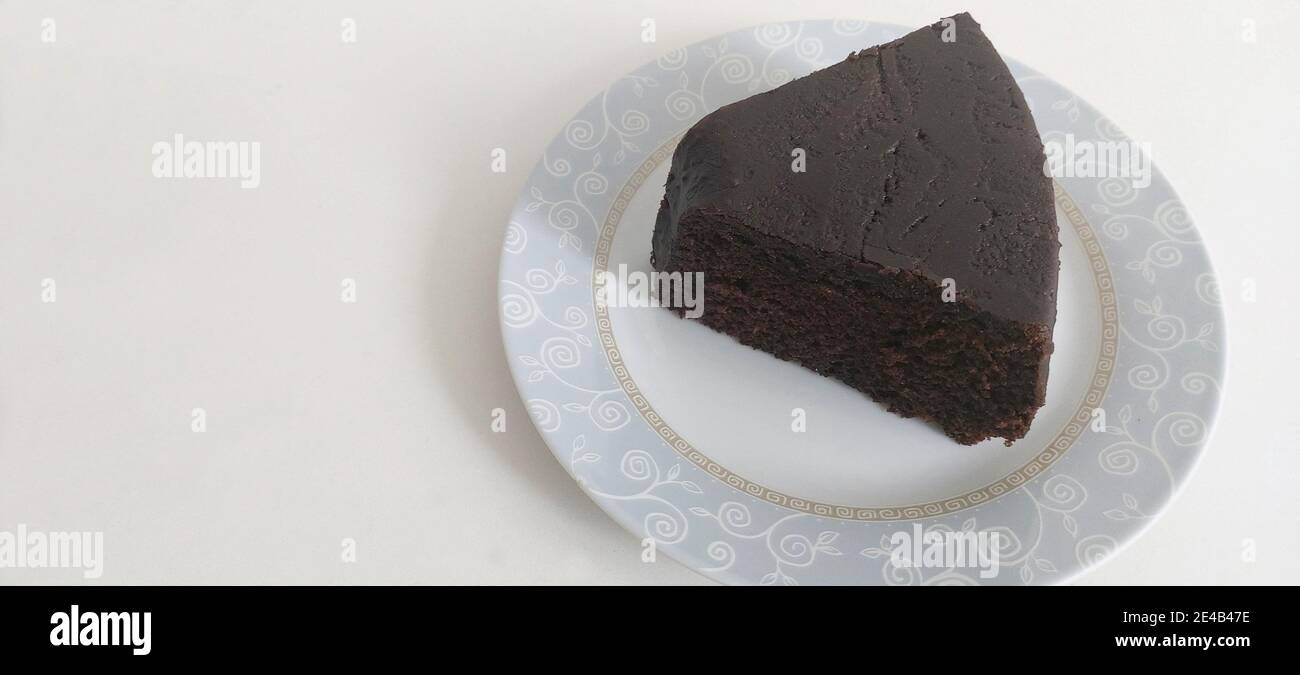 Chocolate cake piece, São Paulo, Brazil Stock Photo - Alamy