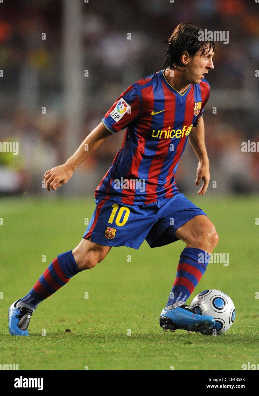 Barcelona's Lionel Messi during the Spanish Super Cup Final Soccer ...