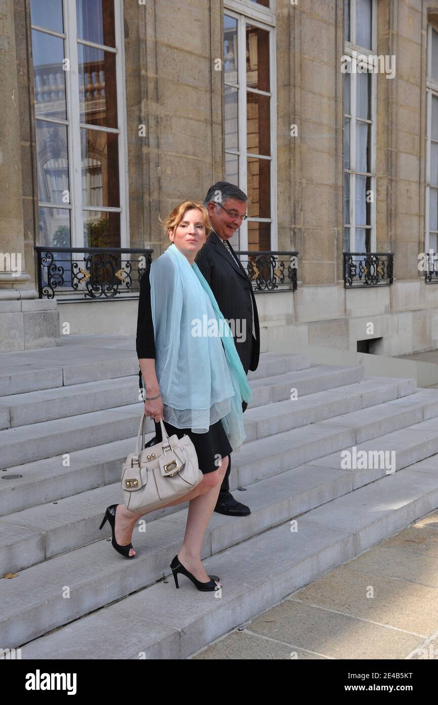 Nathalie Kosciusko-Morizet and Michel Mercier leave the weekly ...