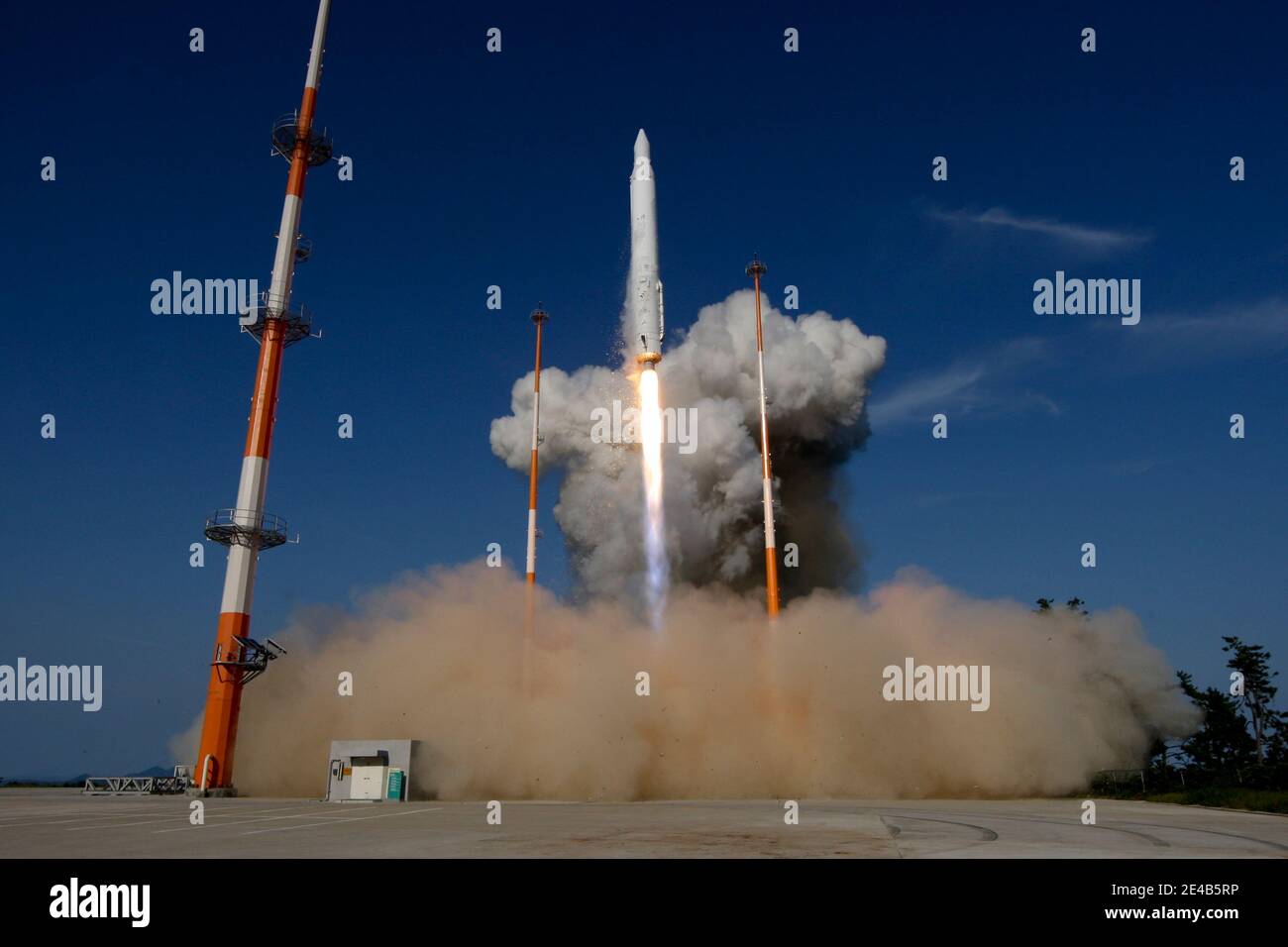 The first home-launched satellite of South Korea, carried by rocket ...