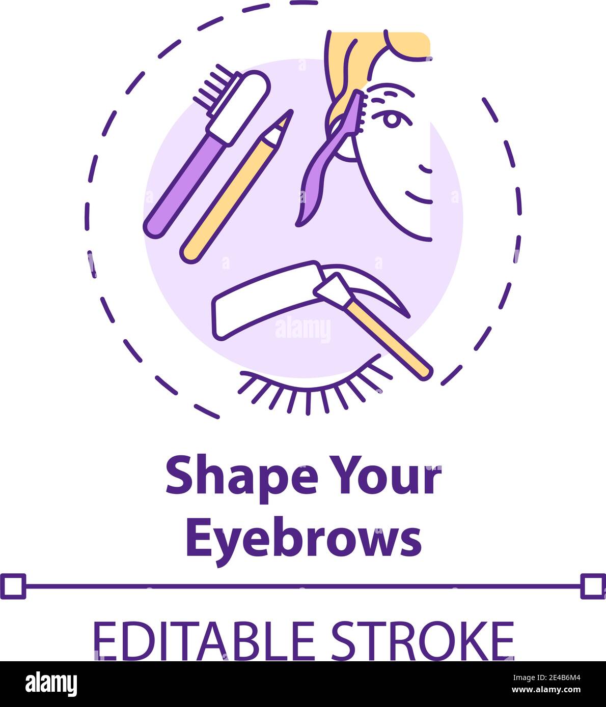 Shaping beauty Stock Vector Images - Alamy