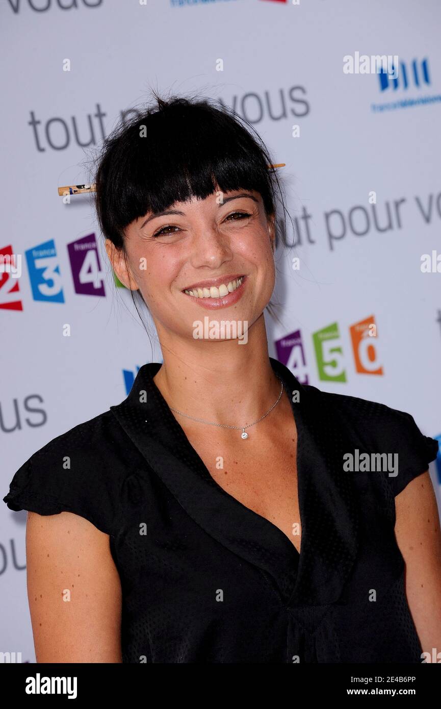 Anne Gaelle Riccio Arriving At The Annual Press Conference Of France Televisions Group In Paris