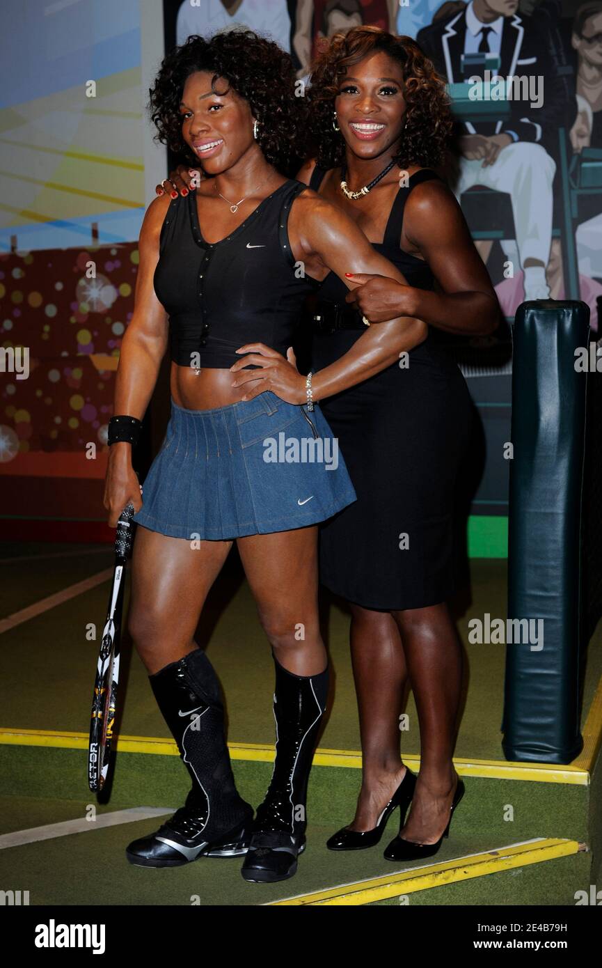 Tennis player Serena Williams unveils her wax figure at Madame Tussauds ...