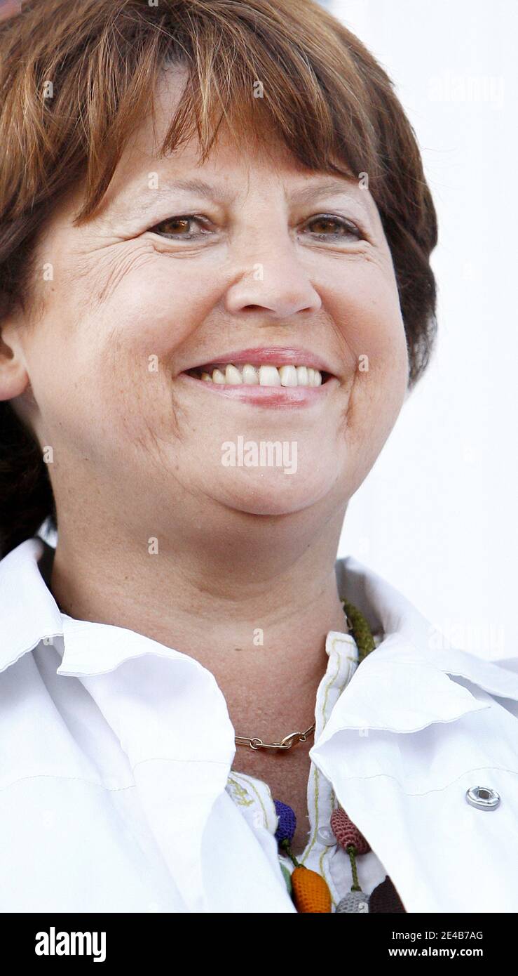 French socialist first secretary Martine Aubry attends opening the ...