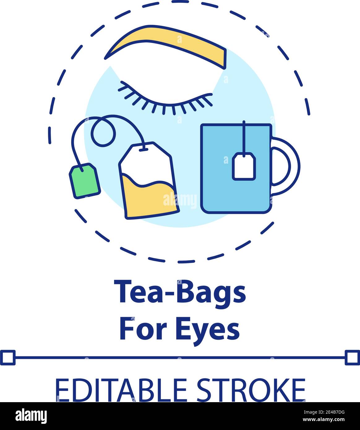Woman eyes bags Stock Vector Images - Alamy