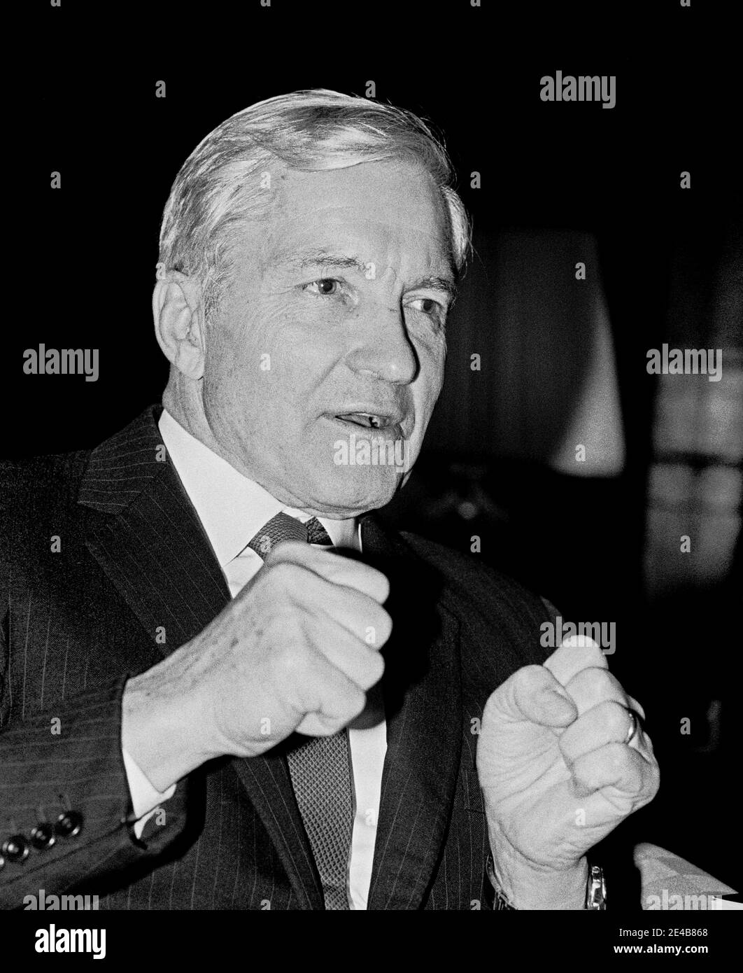 US Senator Chuck Percy from Illinois, early 80s Stock Photo - Alamy