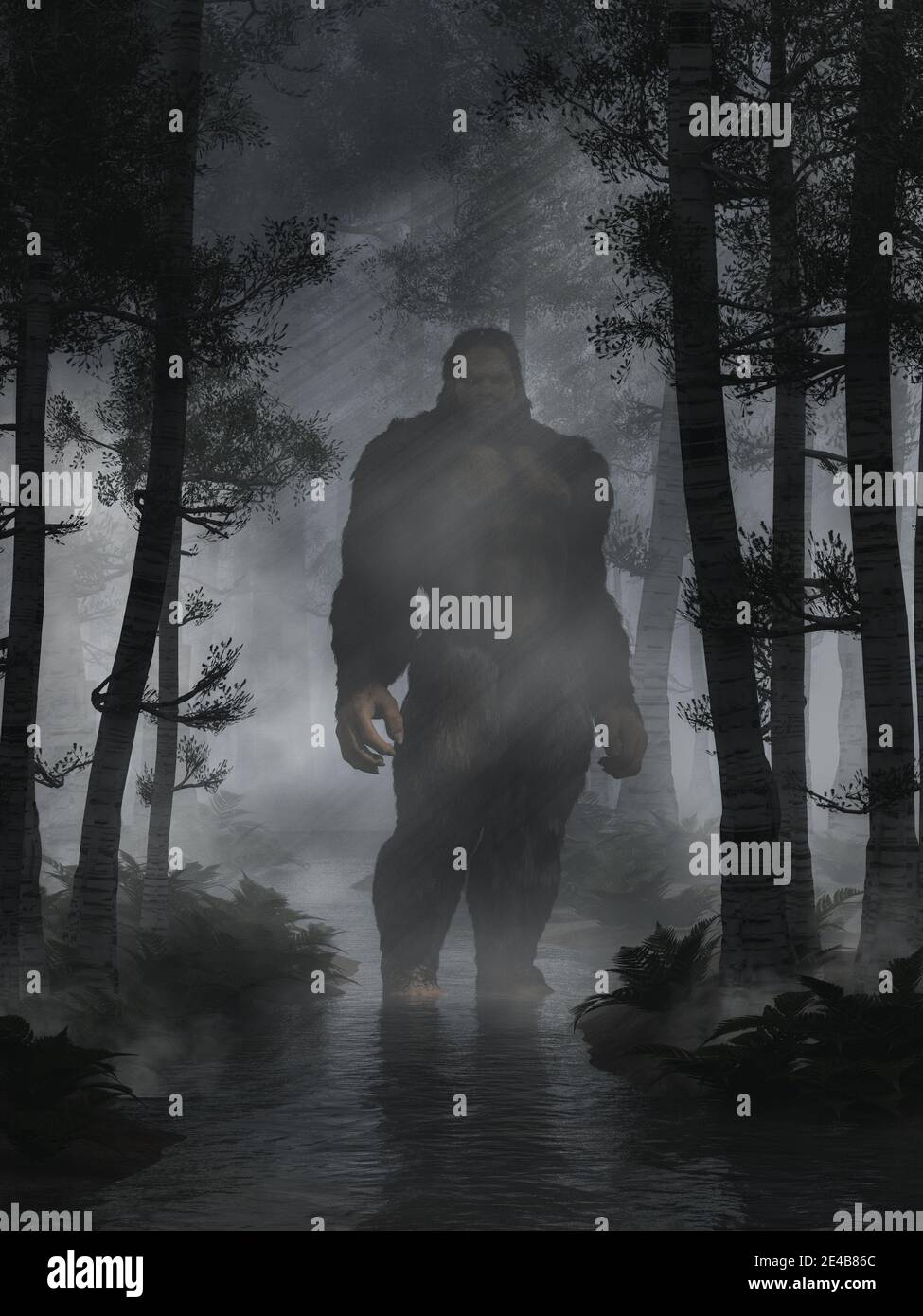 The mysterious Sasquatch, a creature of folklore and legend, and the ...