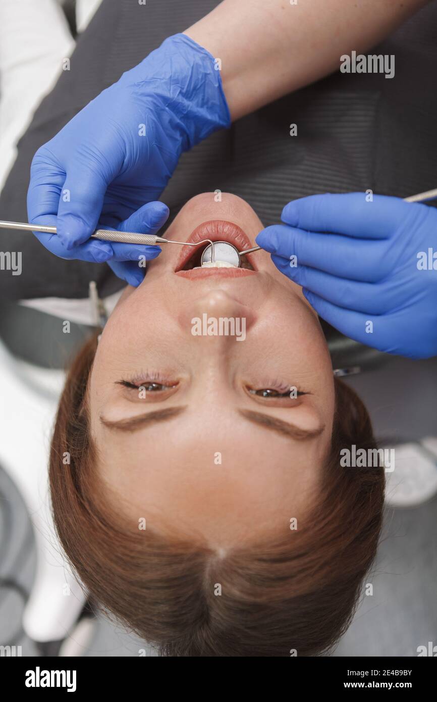 Dental chair top view hi-res stock photography and images - Alamy