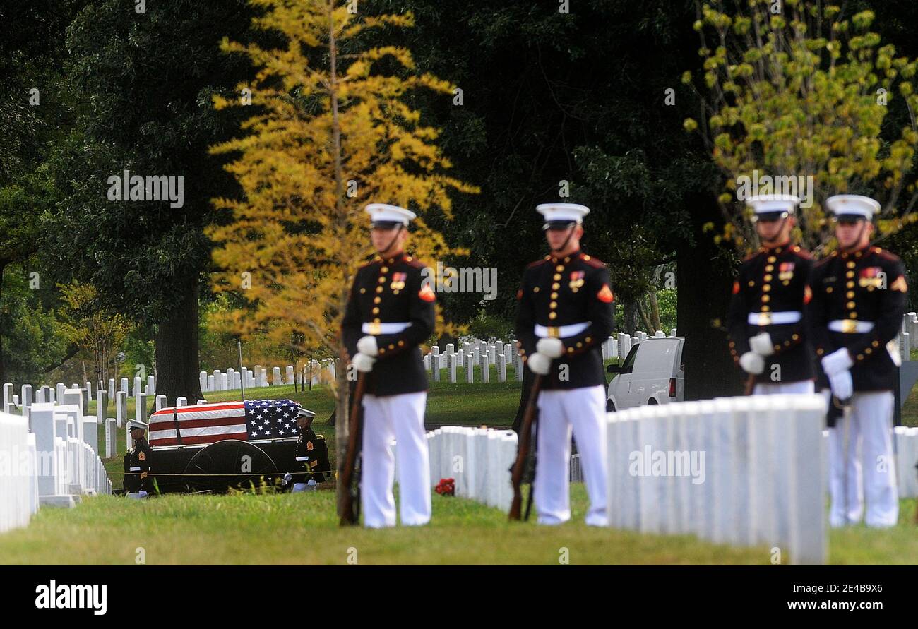 Burial service for Marine Corps Sergeant William Cahir, 40, who was ...