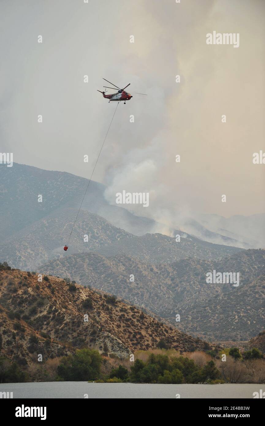 The Aftermath of the Angeles National Forest fire in Los Angeles, CA ...