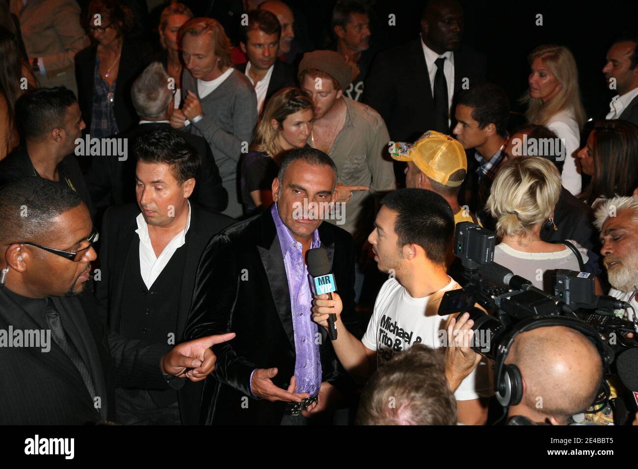 Christian Audigier attends the opening store of his first French store ...