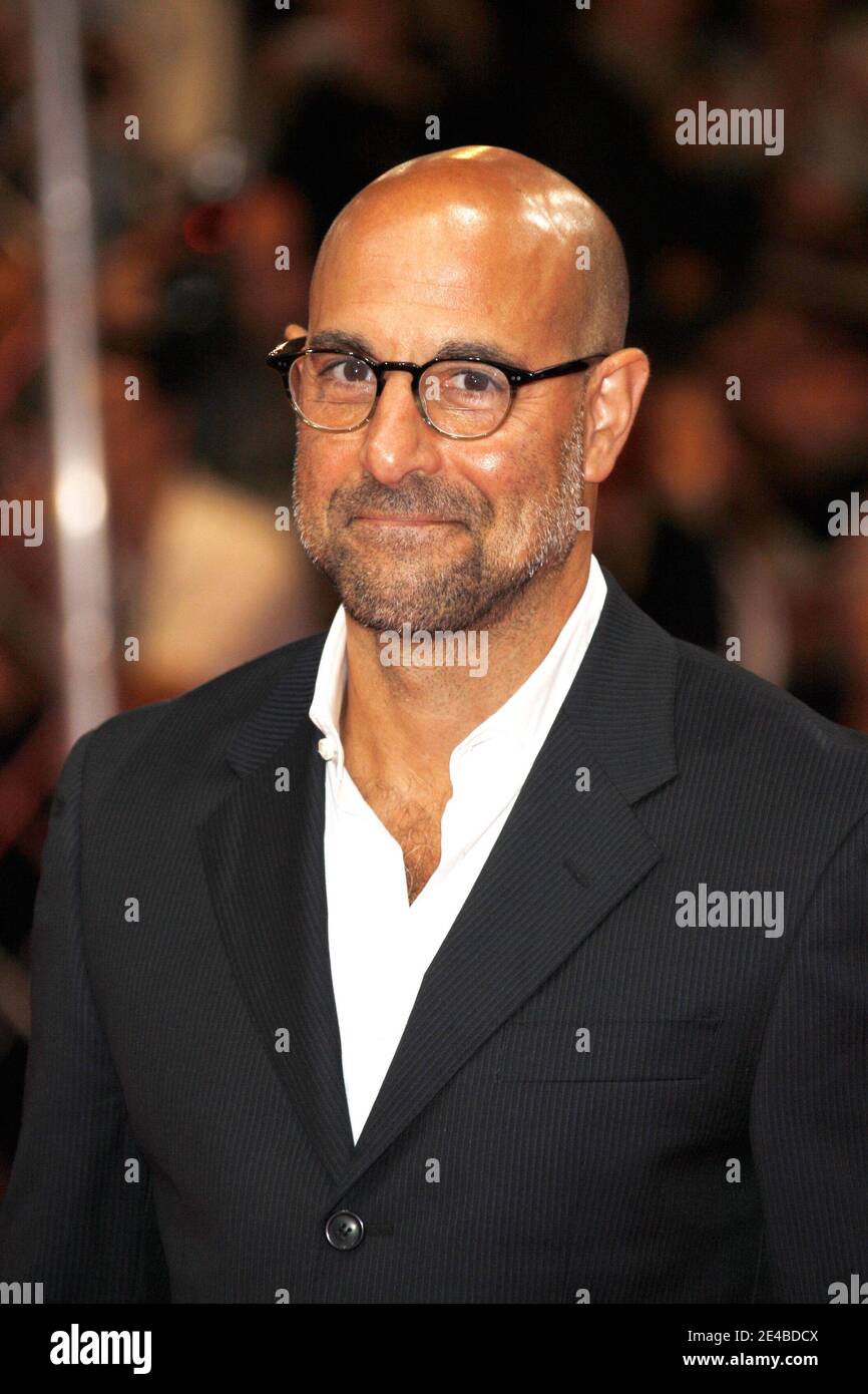Actor Stanley Tucci poses at the Centre International Deauville prior ...