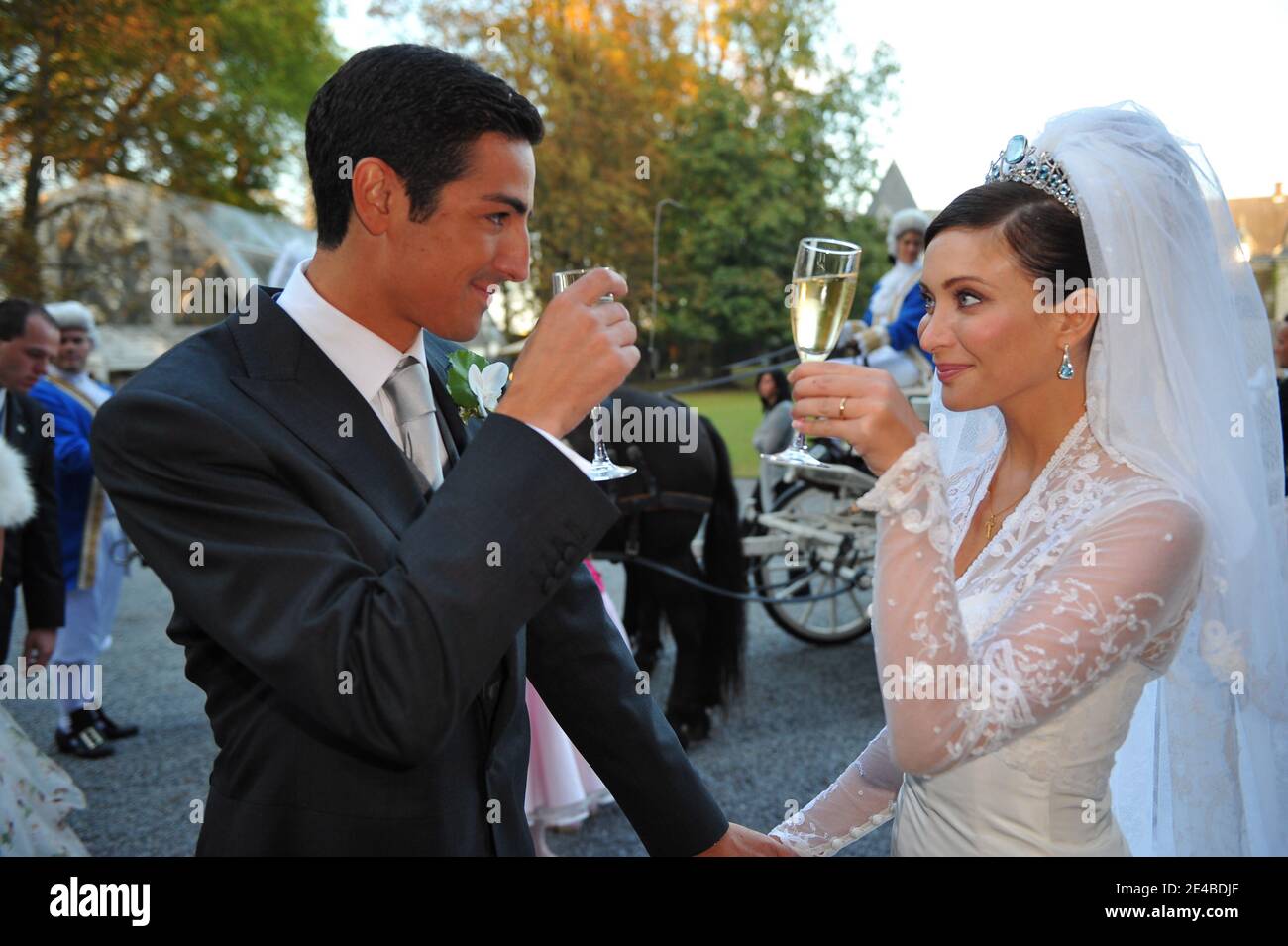 NO TABLOIDSEXCLUSIVE. Belgian Prince Edouard de Ligne La Tremoille and ...