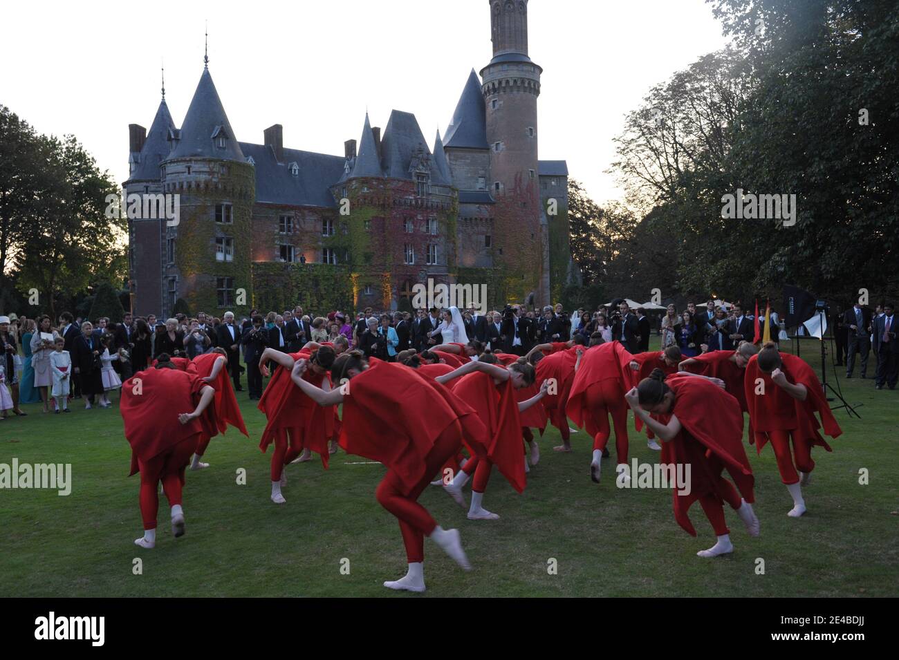 NO TABLOIDSEXCLUSIVE. Belgian Prince Edouard de Ligne La Tremoille and ...