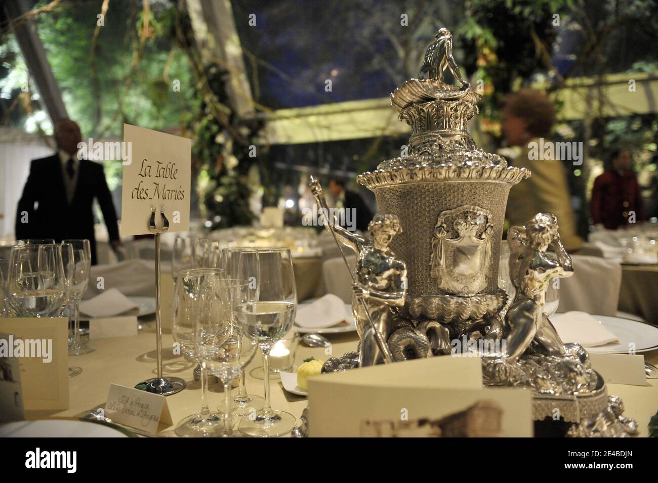 NO TABLOIDSEXCLUSIVE. Belgian Prince Edouard de Ligne La Tremoille and ...